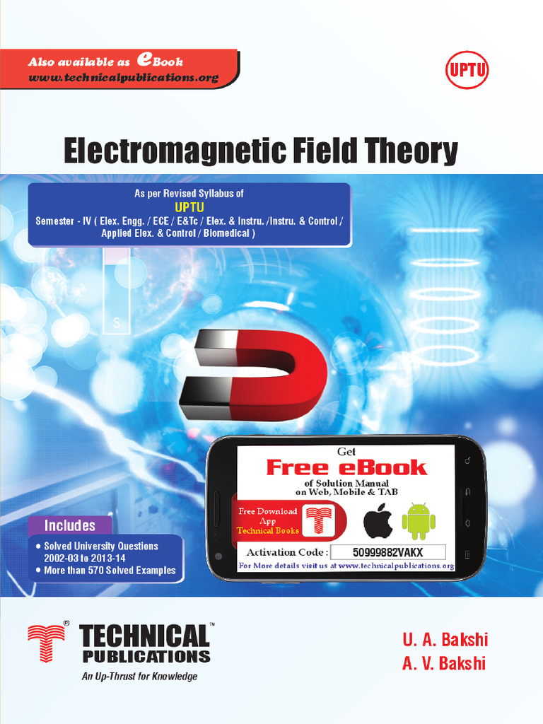 978 93 5099 989 9 Electromagnetic Field Theory Ebook 1 | PDF | Magnetic ...