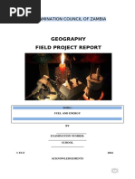 Geo Field Project - Loadshedding Sample by D Phiri | PDF | Renewable ...