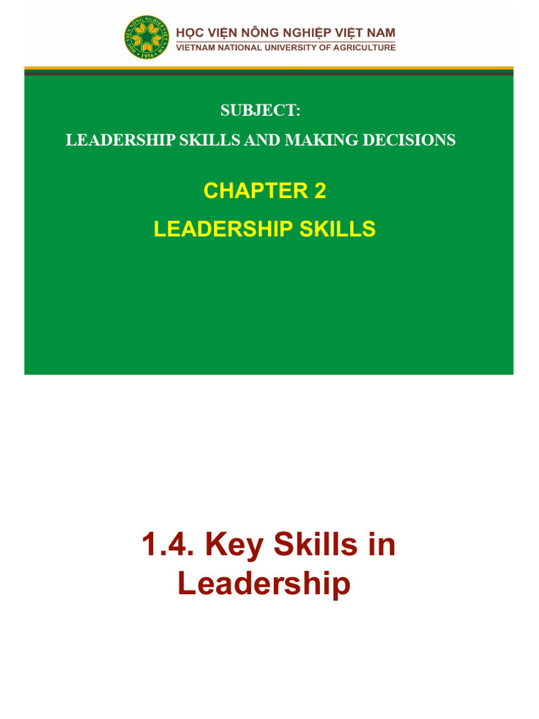 Lecture 2 | PDF | Leadership | Goal
