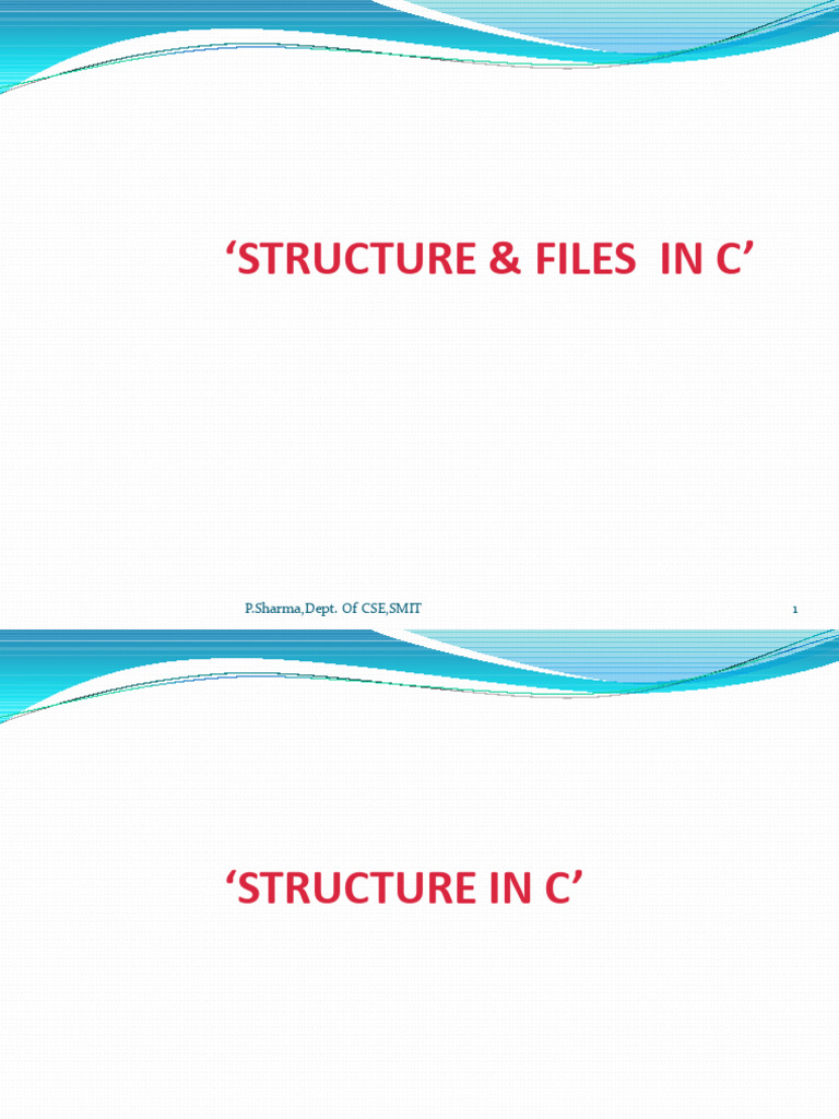 12_Structure & files in c | PDF | Computer File | C (Programming Language)