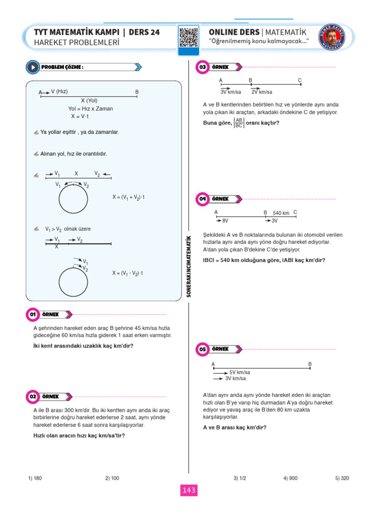 24 Hareket Problemleri | PDF