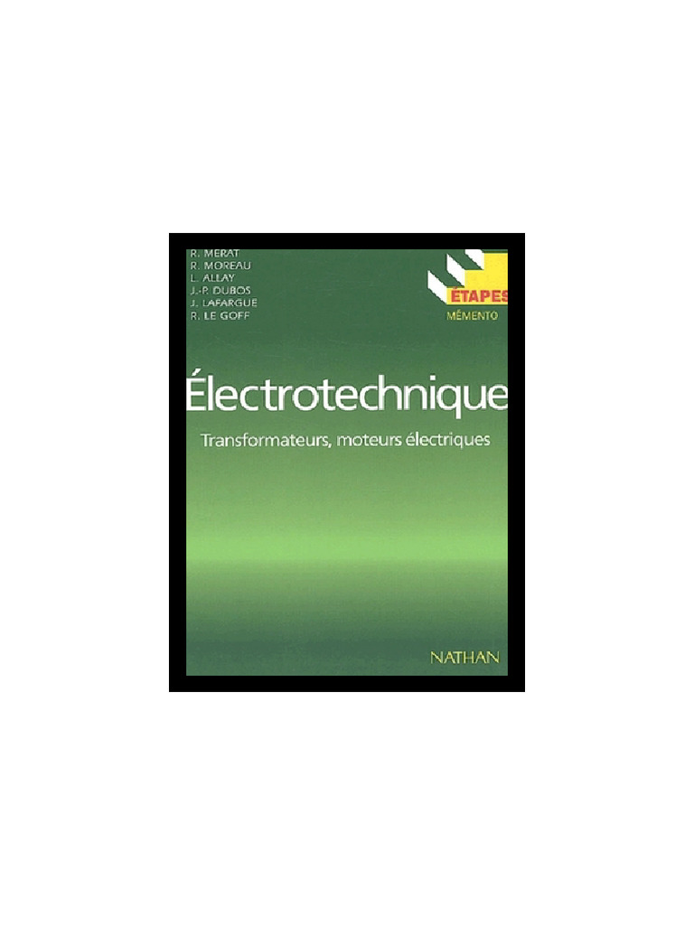 ÉLECTROTECHNIQUE_ | PDF