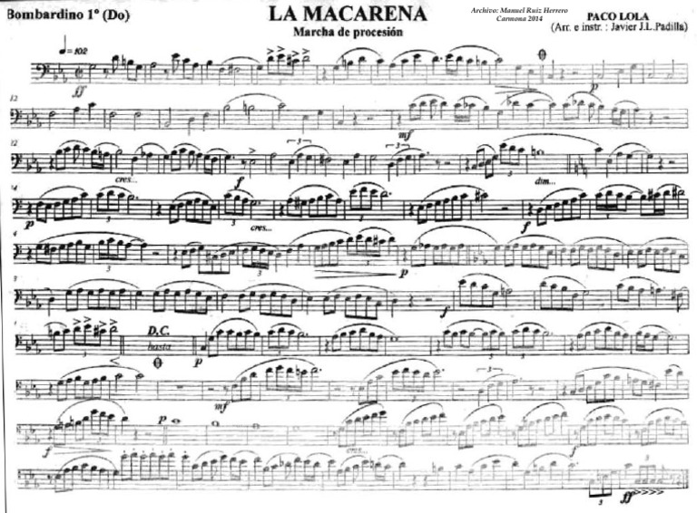 La Macarena 54.-Bombardino 1º | PDF
