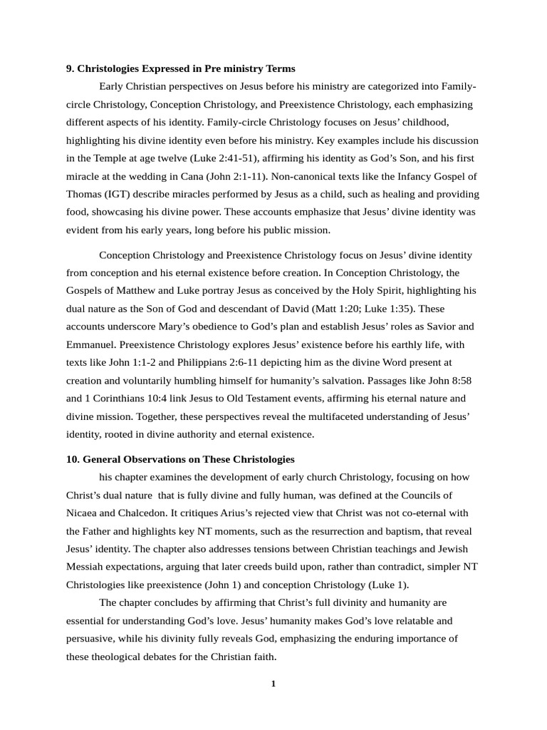 christology -corrected | PDF | Christology | Jesus christology -corrected | PDF | Christology | Jesus