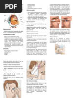 Procedimiento de Lavado Ocular en Urgencias | PDF | Agua | Oftalmología