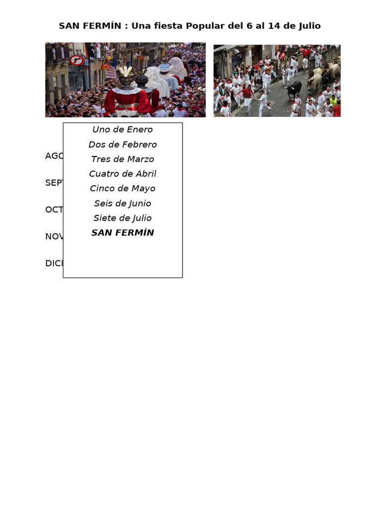 San Fermin | PDF
