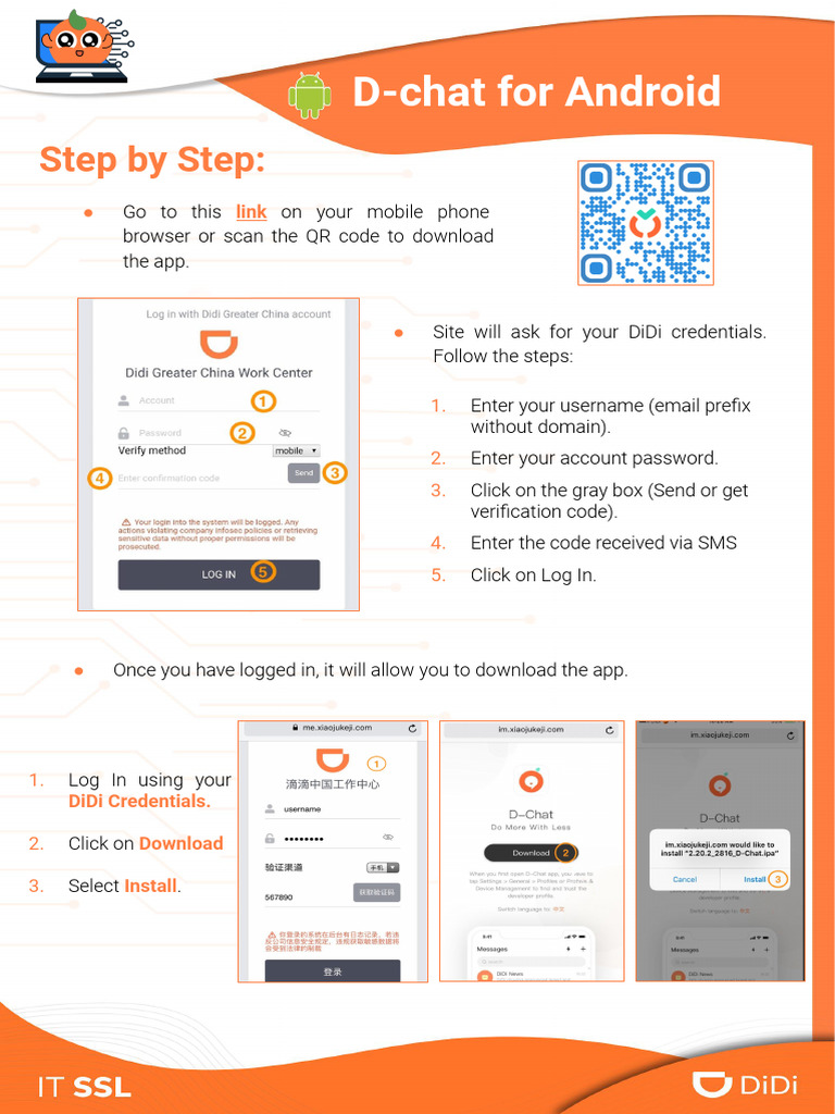 3. D-Chat for Mobile Installation Manual | PDF | Mobile App | Ios