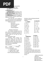 Word Problem of Integer | PDF | Overdraft | Personal Finance