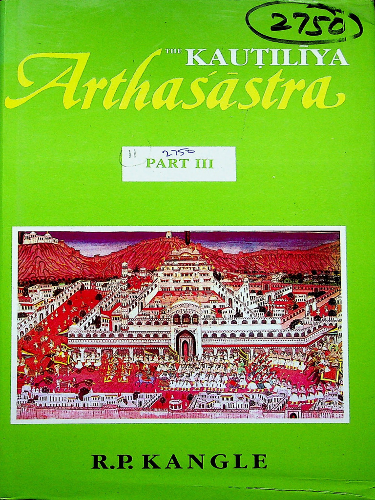 Artha Shastra Part 3 - R.P. Kangle_text | PDF