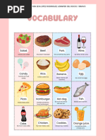 Spanish Breakfast Vocabulary Exercise | PDF | Lunch | Meal