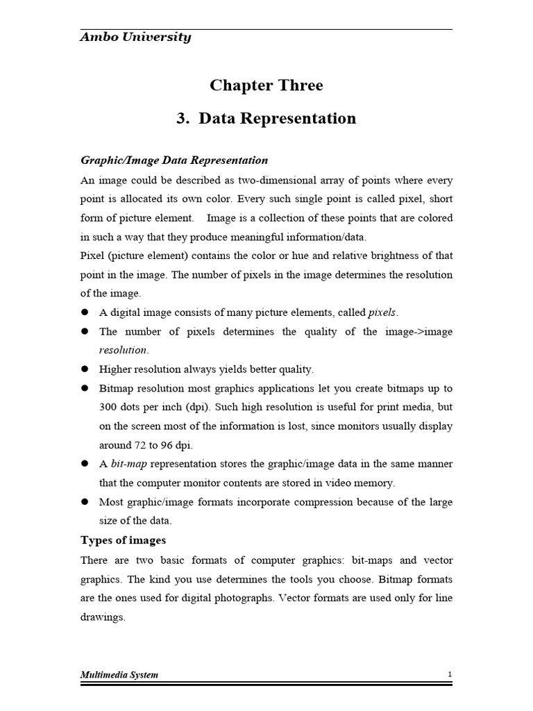 Understanding Image Data Representation | PDF | Digital Audio | Pixel