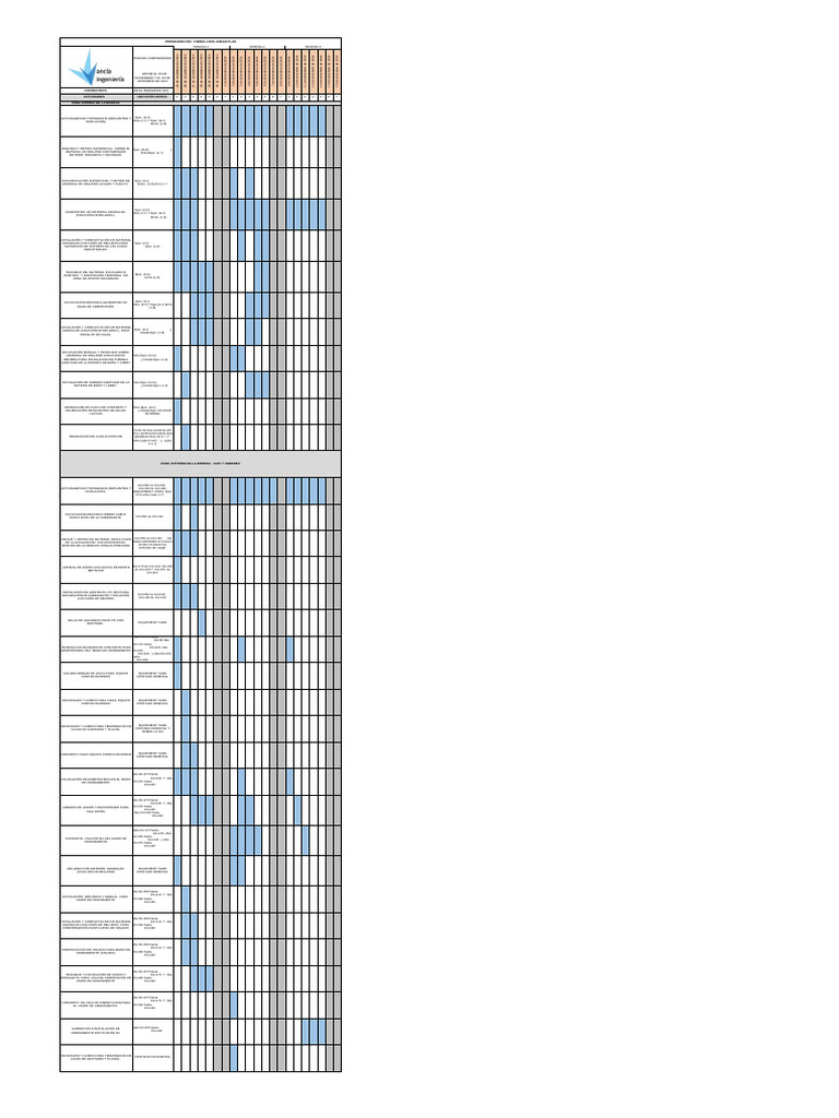 Programación 3 Week Look Ahead 25-11-24 Hasta 15-12-24 | PDF | Hormigón ...