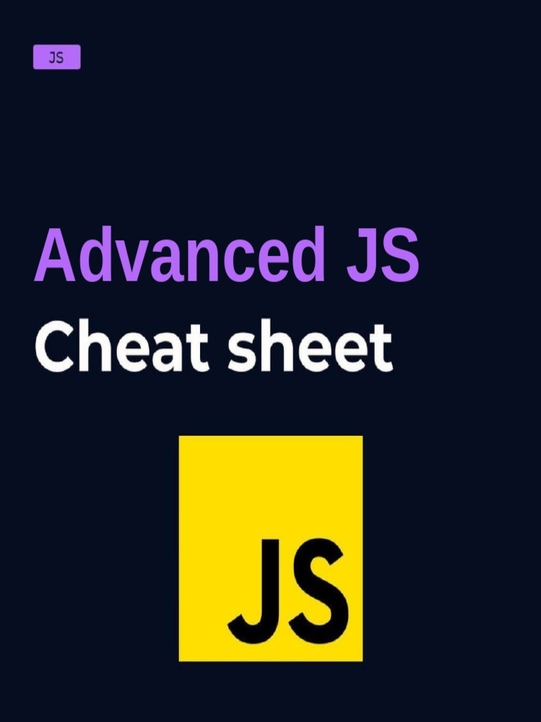 Advance - JS - Cheat - Sheet - 1734444917 Compressed | PDF