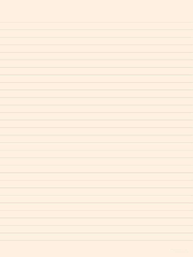 Ruled Wide Blush Beige | PDF