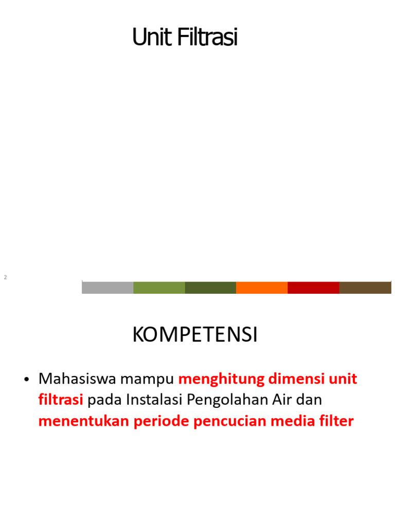 Unit_Filtrasi[1] | PDF