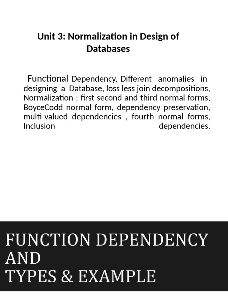 Functional Dependency | PDF | Databases | Information Science