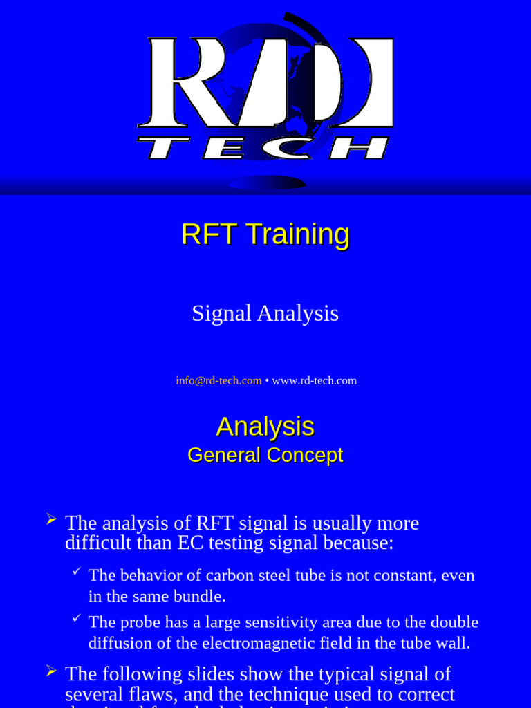RFT Signal Analysis | PDF | Electrical Engineering