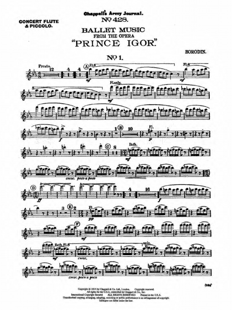 001 Concert Flute & Piccolo | PDF