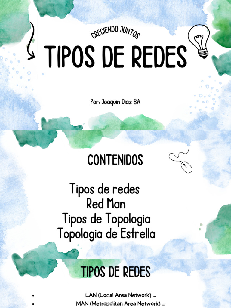 Tipos de Redes | PDF | Topología de la red | LAN inalámbrico