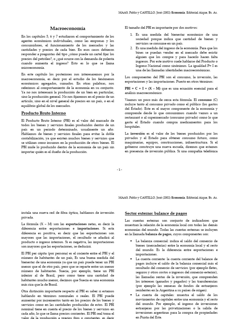 Macroeconom A | PDF | Inflación | Moneda