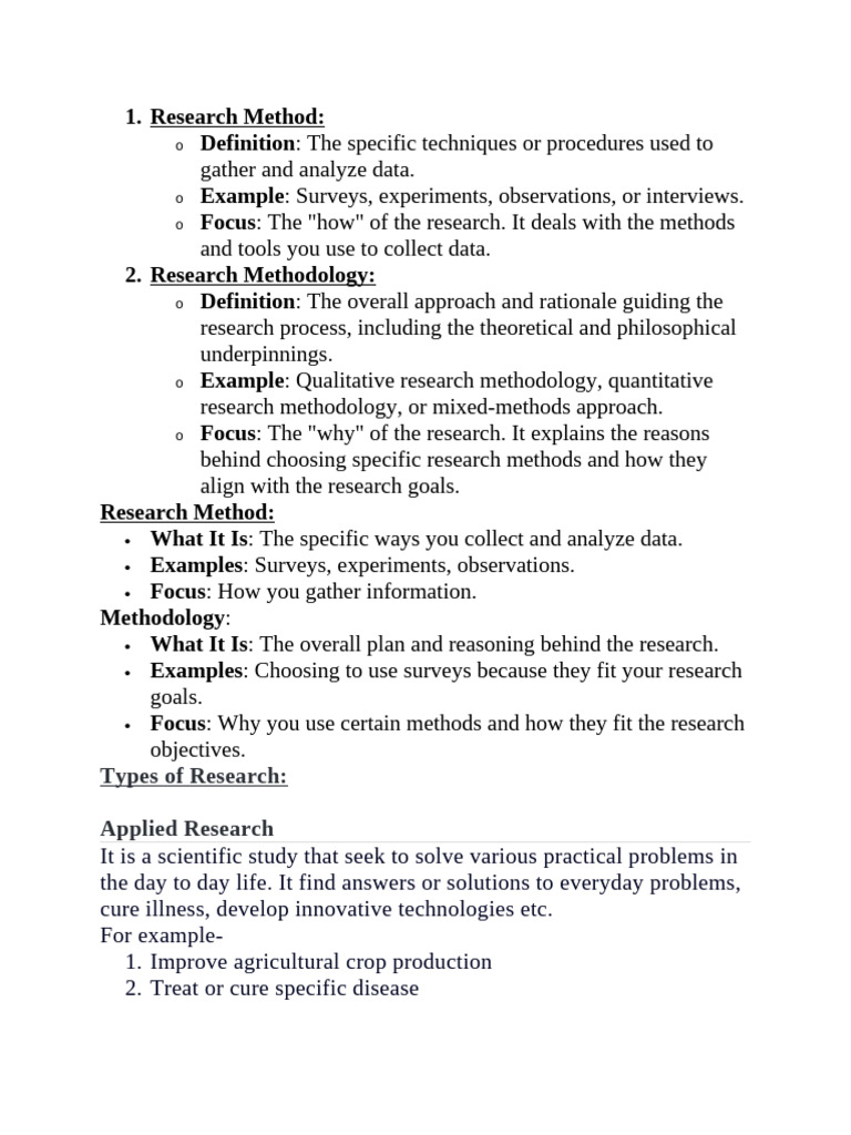 Research Methodology Pdf Statistical Hypothesis Testing Methodology