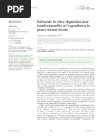 INFOGEST 2.0 Digestion Protocol Overview | PDF | Digestion | Enzyme Assay