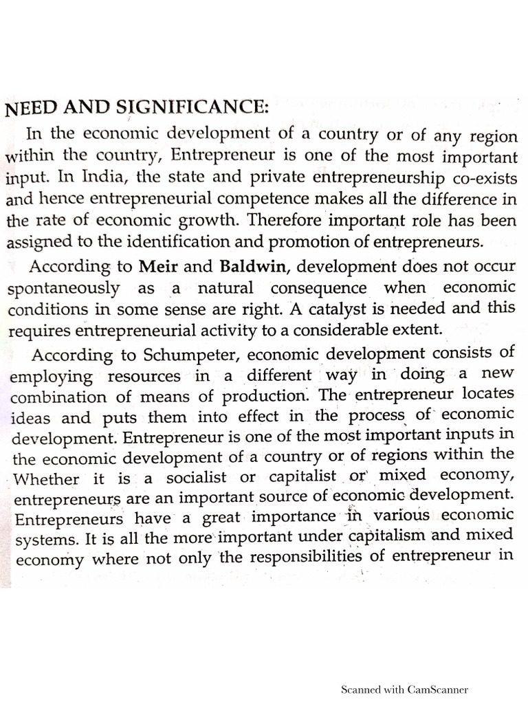 Note 1a Introduction To Entrepreneurship MODULE I | PDF