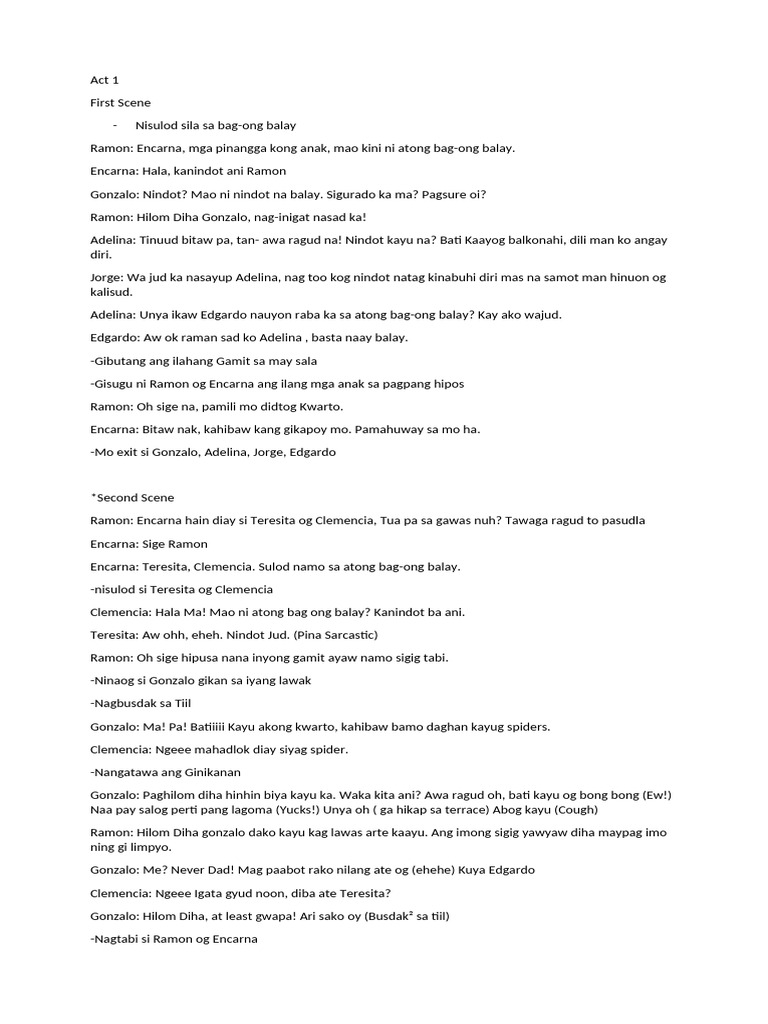 A Forsaken House Script | PDF