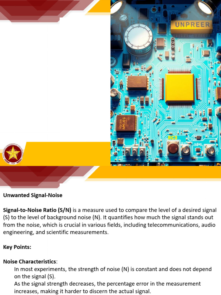 Module 3 Signal To Noise Pdf Signal To Noise Ratio Telecommunications