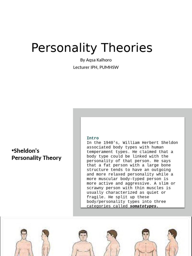 Personality Theories | PDF | Psychological Concepts | Psychology