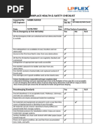 SHE Rep Monthly Inspection Checklist Template (1) | PDF | Personal ...
