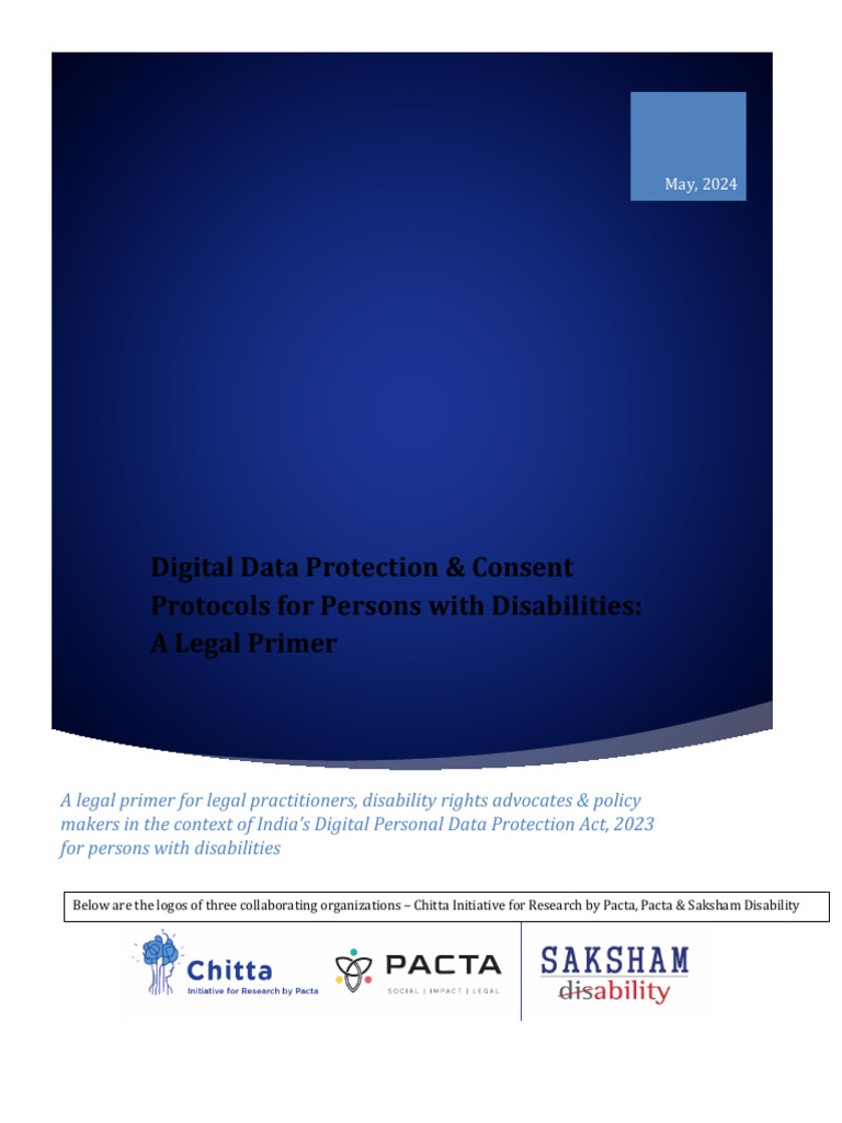 Digital Data Protection Consent Protocols For Disability | PDF | Accessibility | Internet