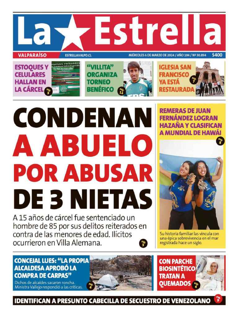 La Estrella de Valparaiso E.i.miercoles 060324 | PDF