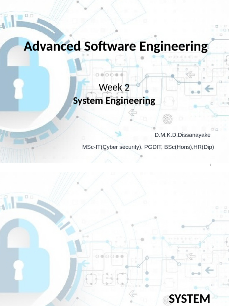 lecture - 2-System Engineering | PDF | System | Systems Engineering