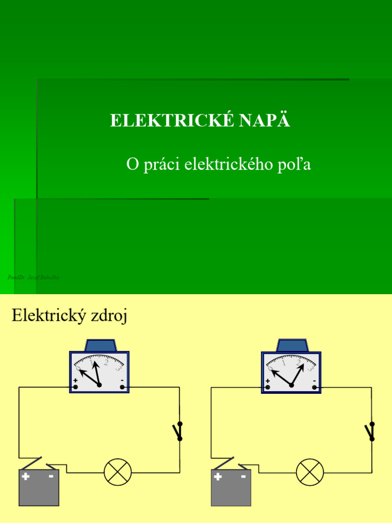 Elektricke Napatie | PDF