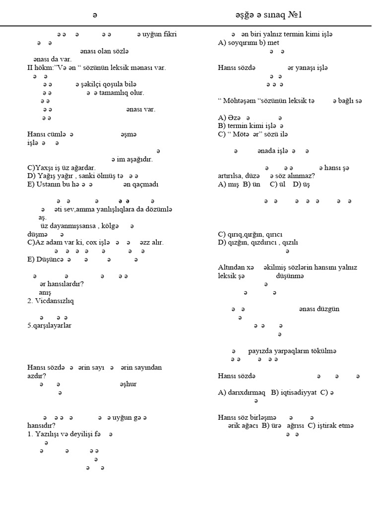 Az Dili - Fonetika Leksika | PDF