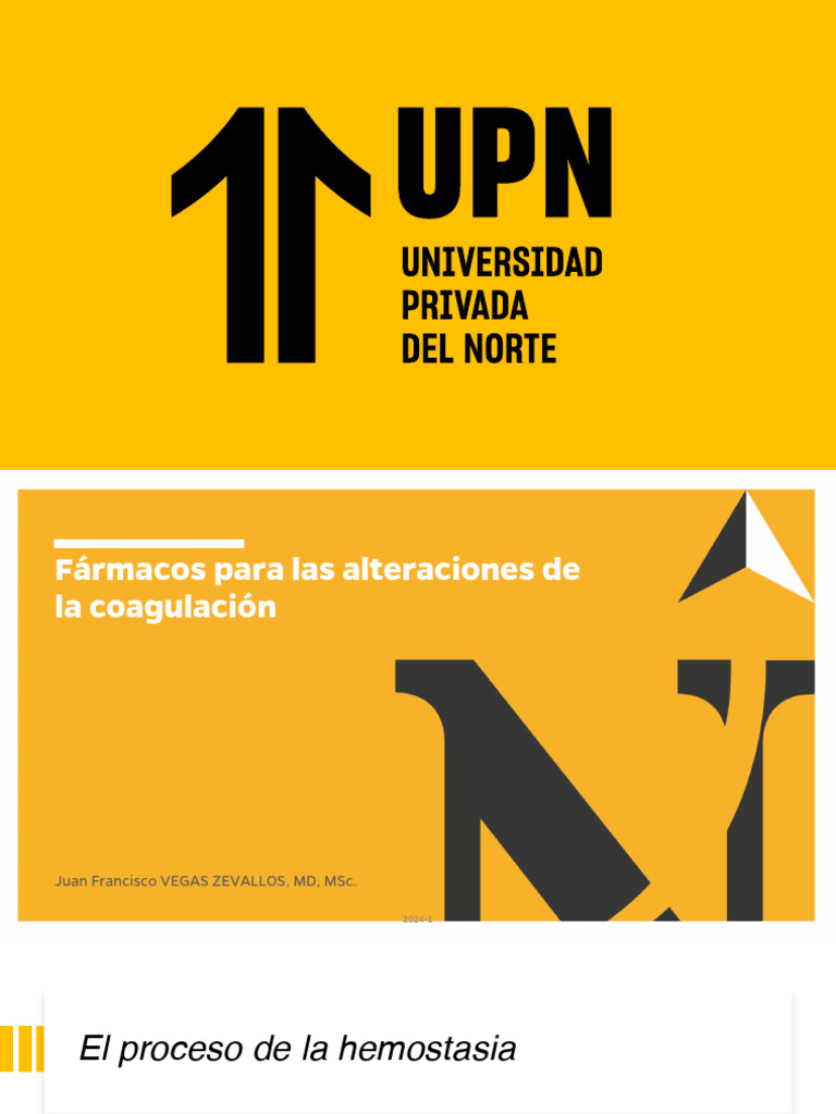 Semana 14 - Bfyt | PDF | Coagulación | Hemostasia