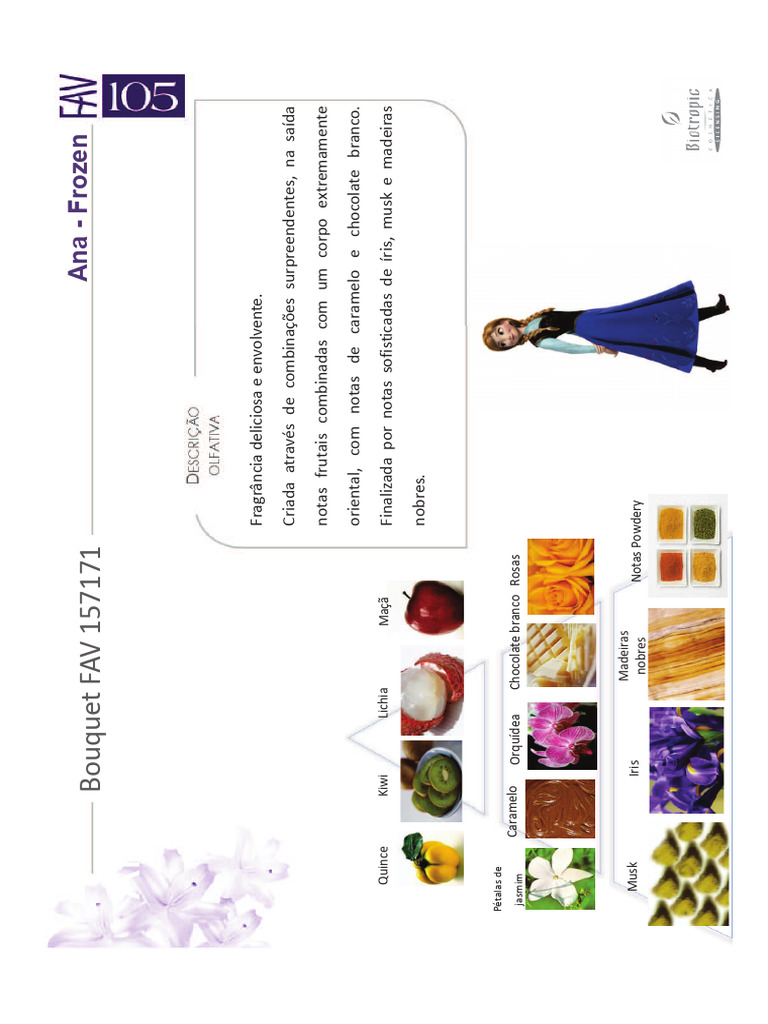 Frozen - Ana - Piramide Olfativa - FAV 157171 | PDF