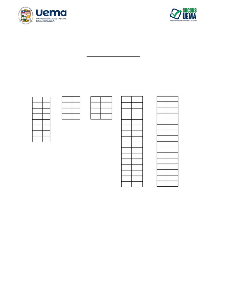 Gabarito Preliminar Uema 2023 60 | PDF