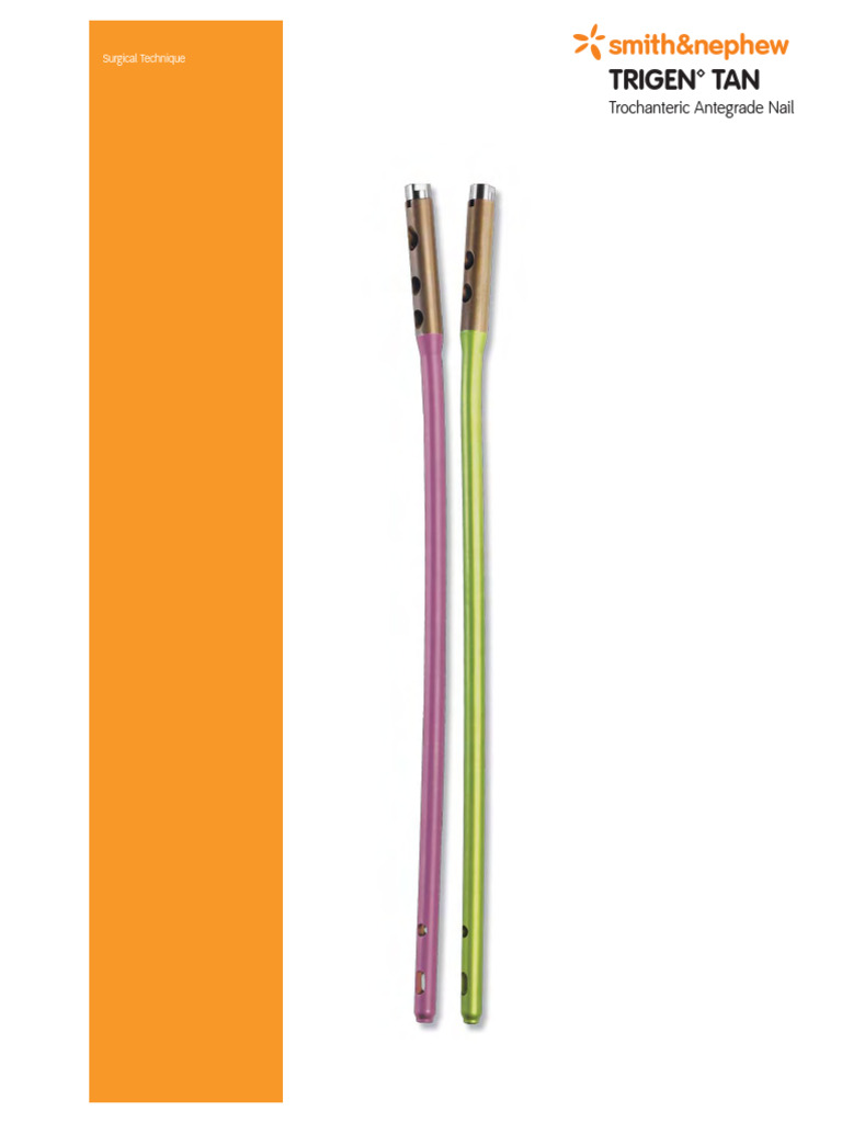 Trigen Femoral Tecnica | PDF | Screw | Anatomical Terms Of Motion