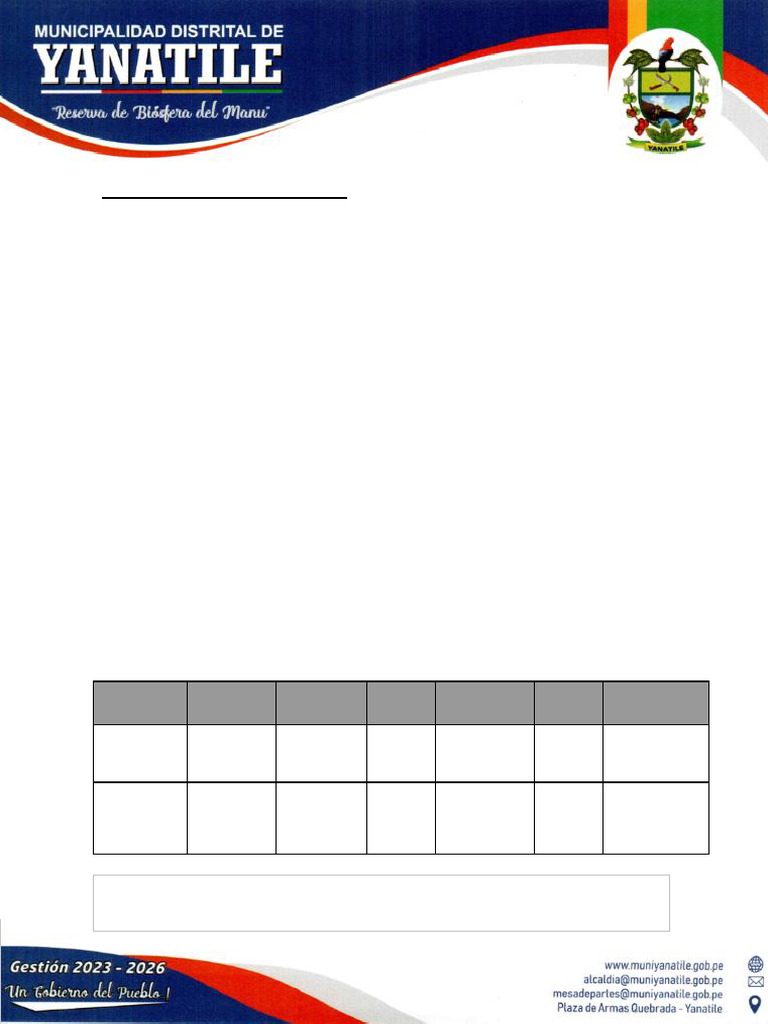 Oficio #309 Incorporporacion y Migracion de La Pagina Web de La Municipalidad Distrital de ...
