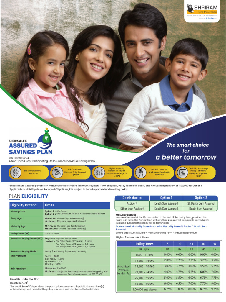 ASP Leaflet | PDF | Insurance | Personal Finance