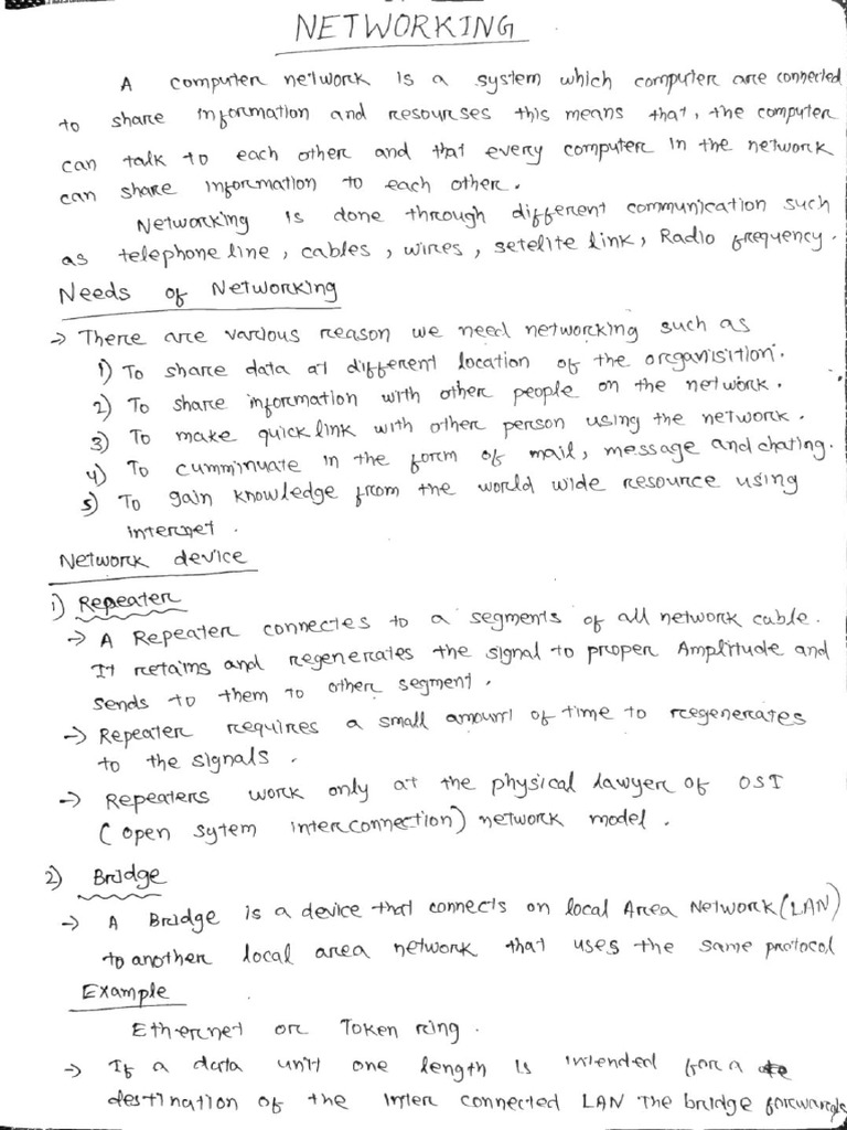 Networking | PDF