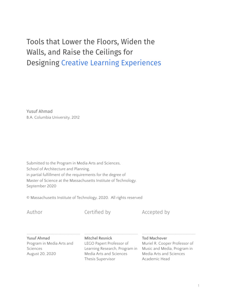 Yusufa Ms 20 | PDF | Instructional Design | Learning