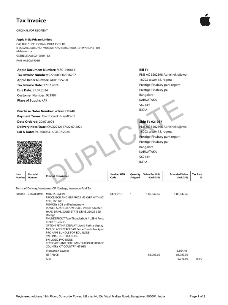 W1649138248 | PDF | Invoice | Computer Hardware
