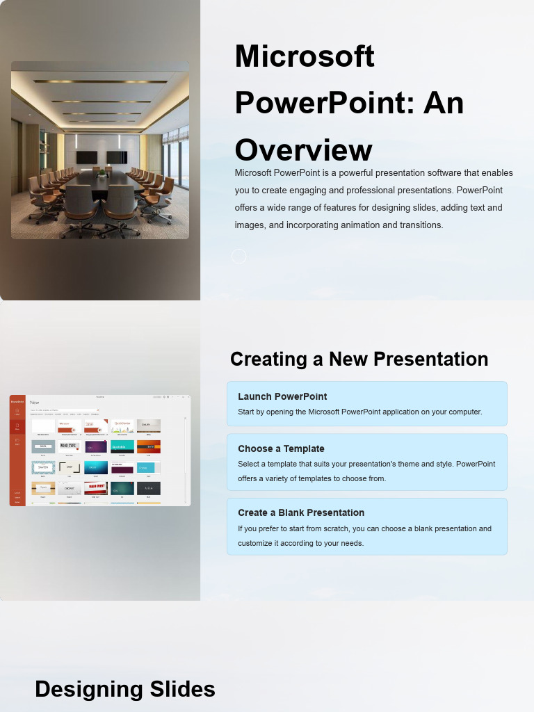 Microsoft PowerPoint Presentation Guide | PDF | Microsoft Power Point ...