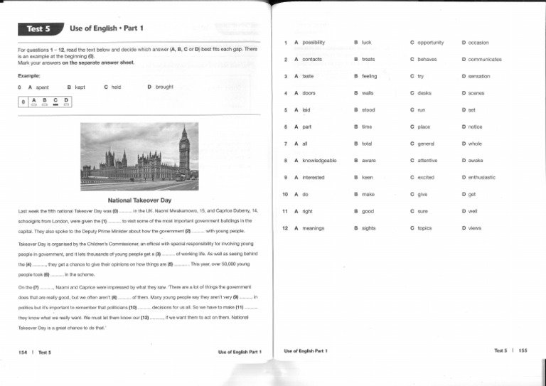 FCE Multiple Choice | PDF