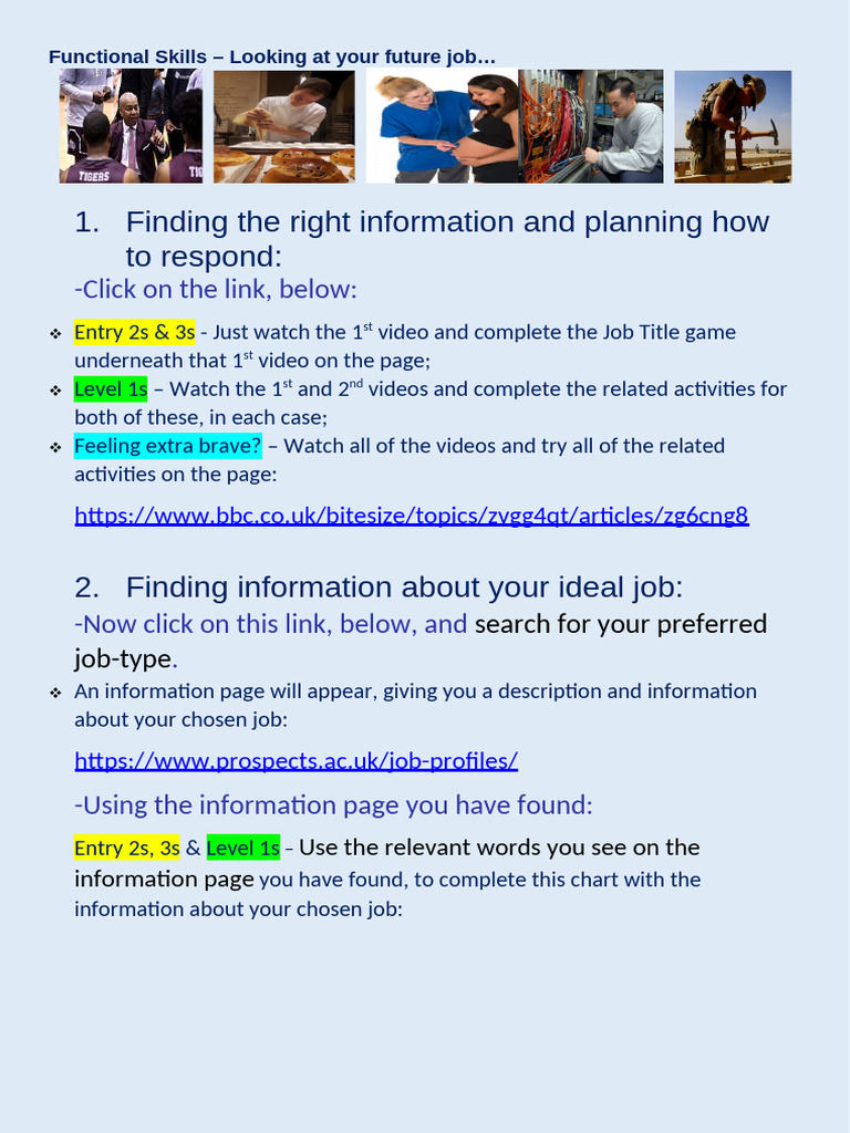 Job Application Skills Guide | PDF | Madam | Learning