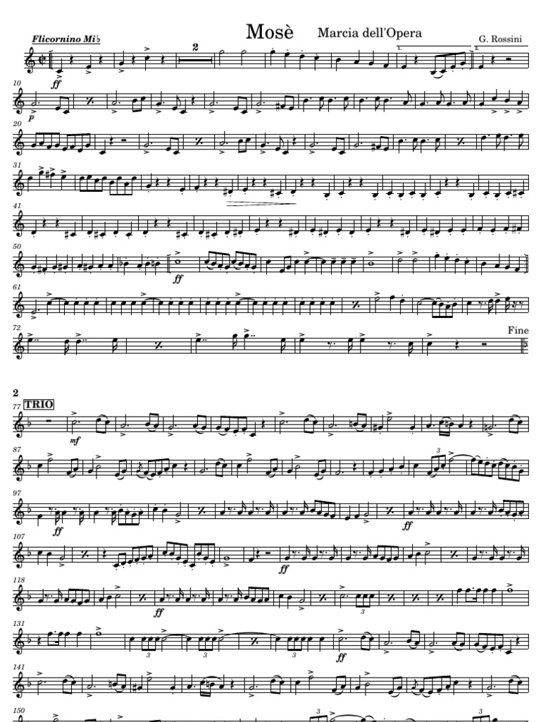 Mosè Flicornino Mib | PDF | Opera | Italian Music