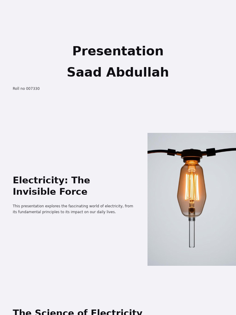 Electricity Pdf Electricity Electric Power